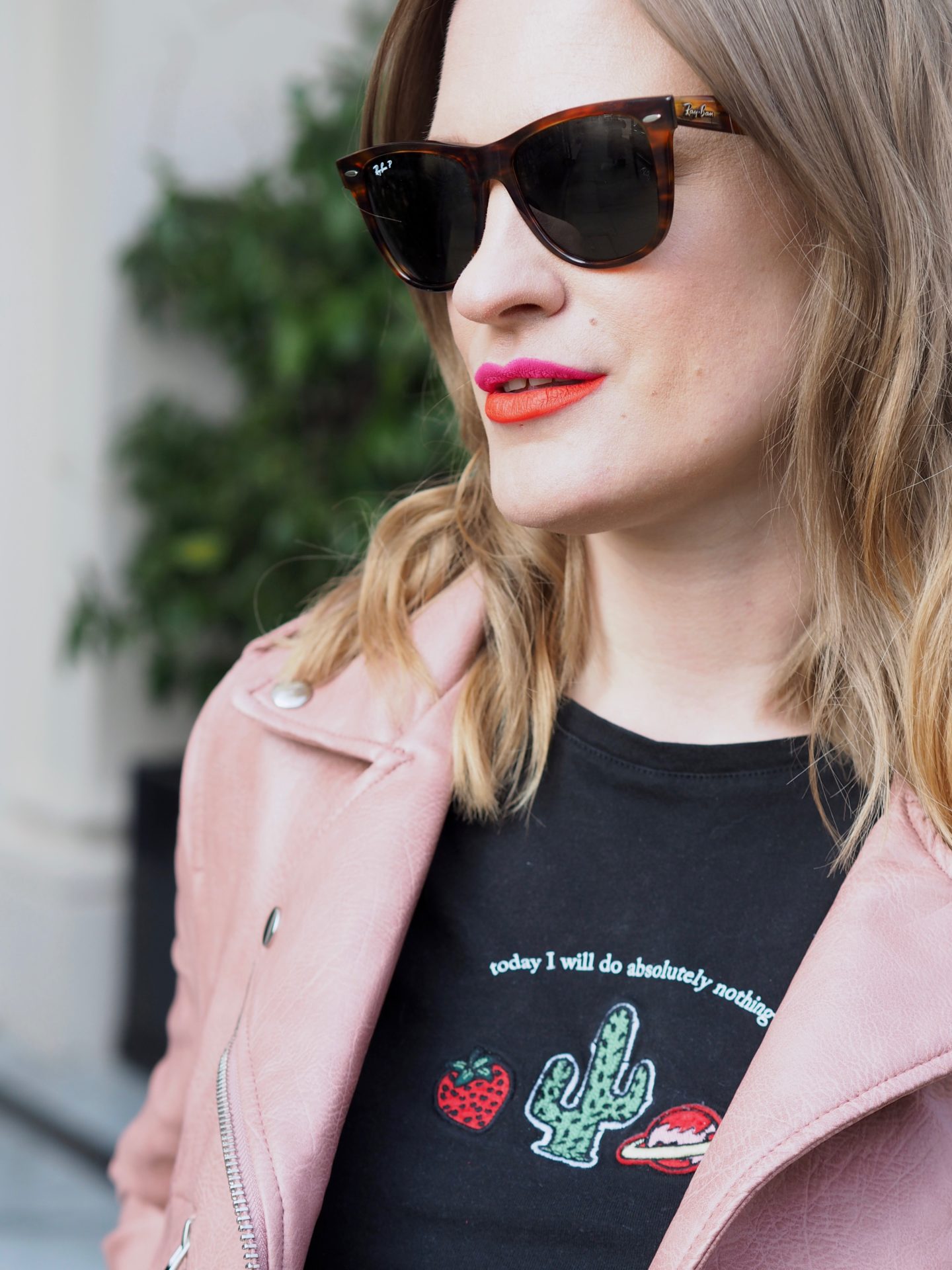 OOTD: Blush Pink Leather Jacket Of Dreams // Talonted Lex